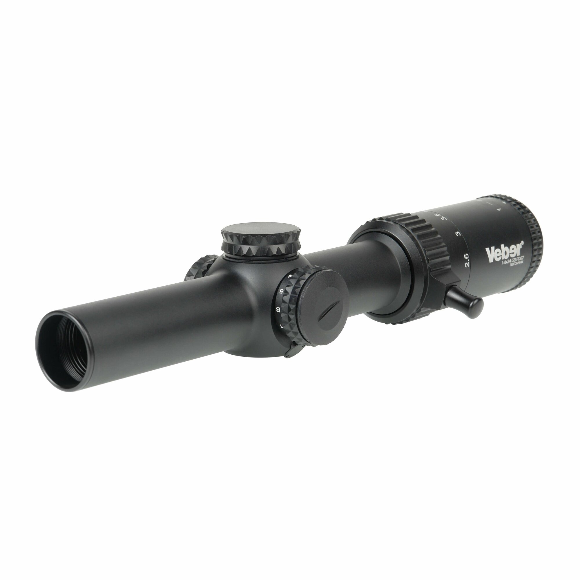 Оптический прицел Veber Wolf 1-4х24 GB FD07 Загонник, сетка FireDot, зеленая/синяя подсветка