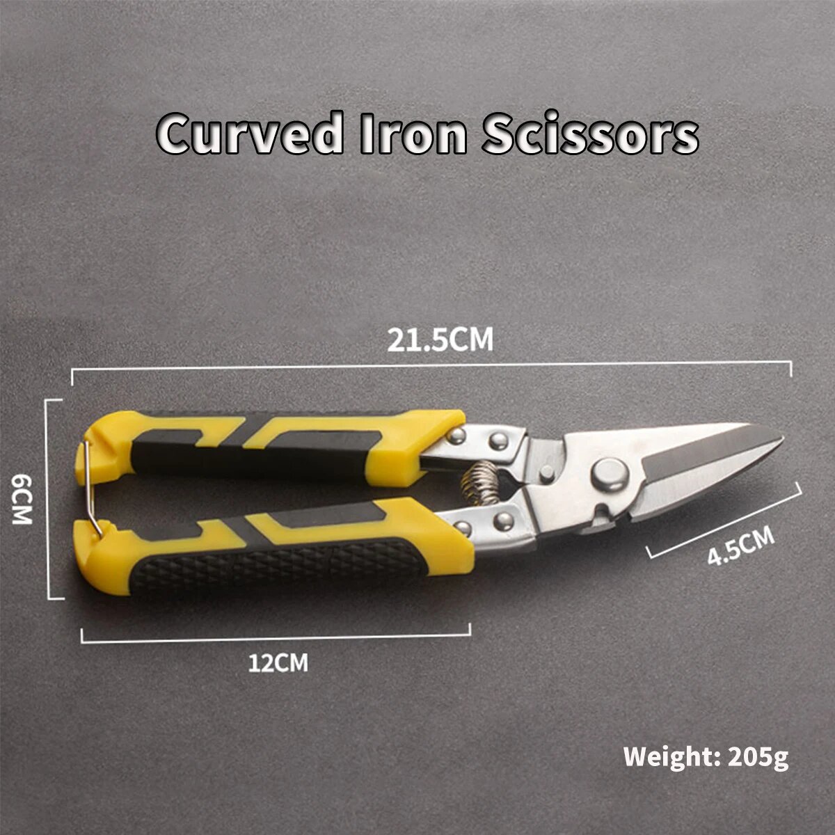 Ножницы TUPI для листового металла из нержавеющей стали Curved Scissor