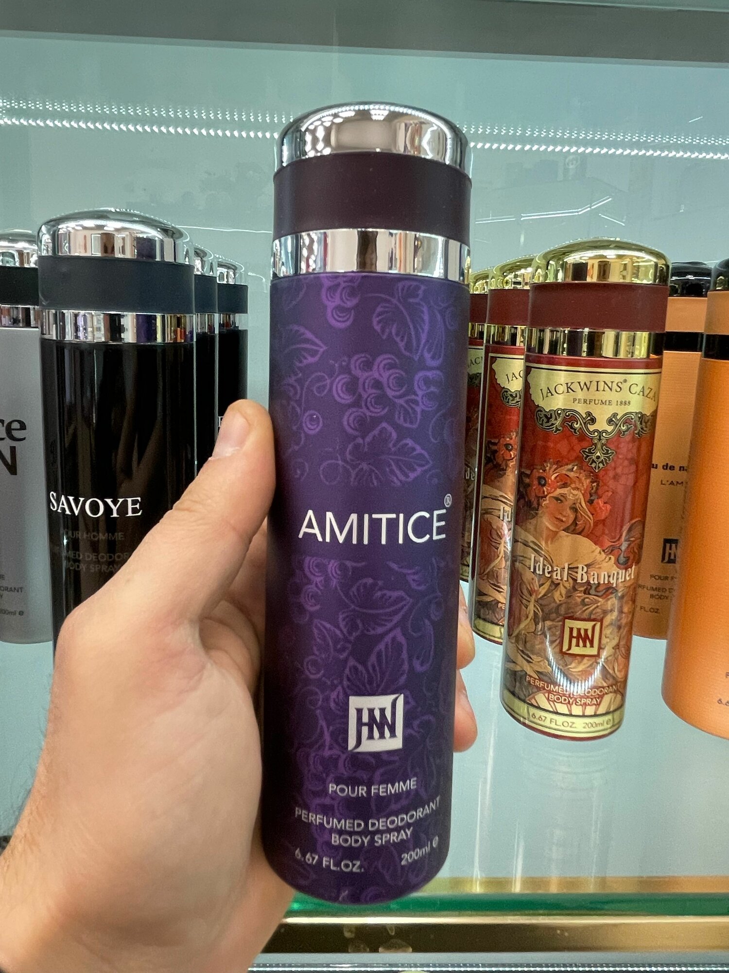 Amitice Pour Femme Jackwins женский парфюмированный дезодорант-спрей для тела 200 мл
