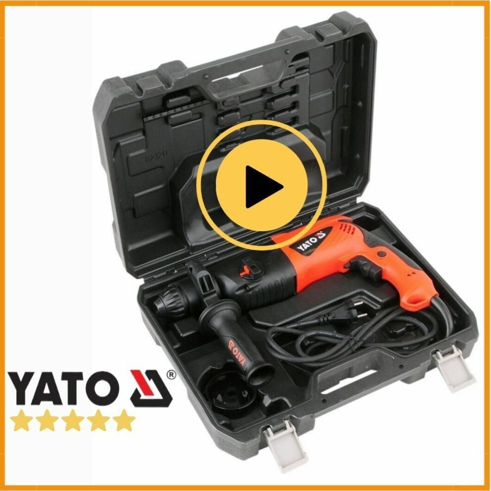 Дрель-перфоратор YATO SDS PLUS 850 Вт, YT-82120