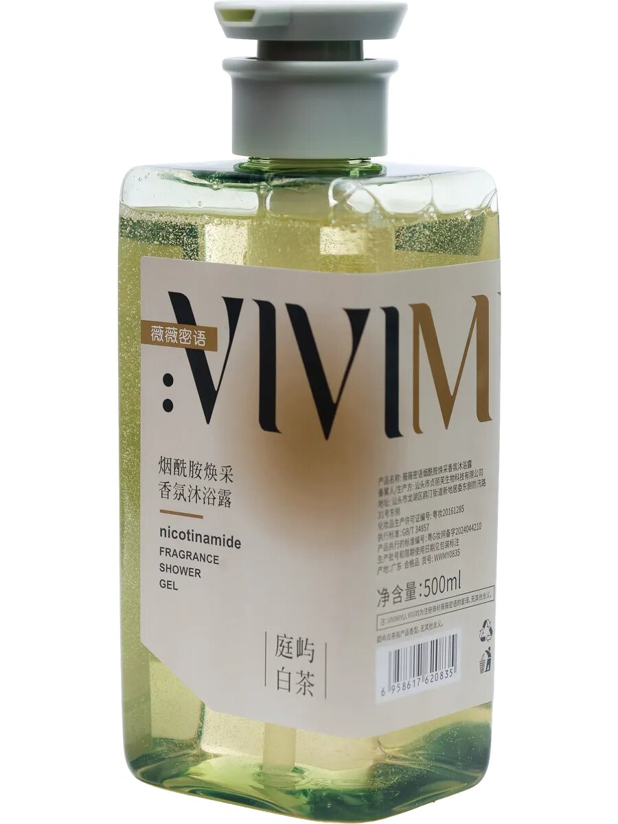 Гель для душа VIVIMIYU Ниацинамид, 500мл
