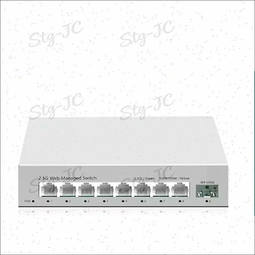 8 Порт 2,5GBE Smart Managed Switch 2500M Network 10G SFP+ SLOT Web Aggration