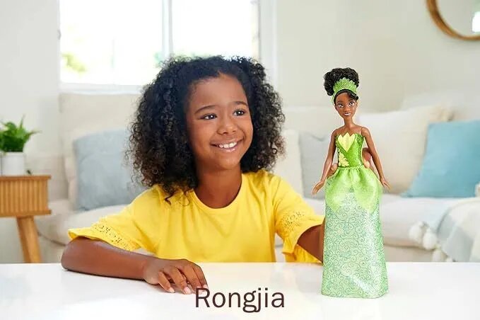 Кукла Disney Princess Тиана, вдохновленная "Принцесса и лягушка", высота 31 см, ABS пластик, салатовый — фото 1