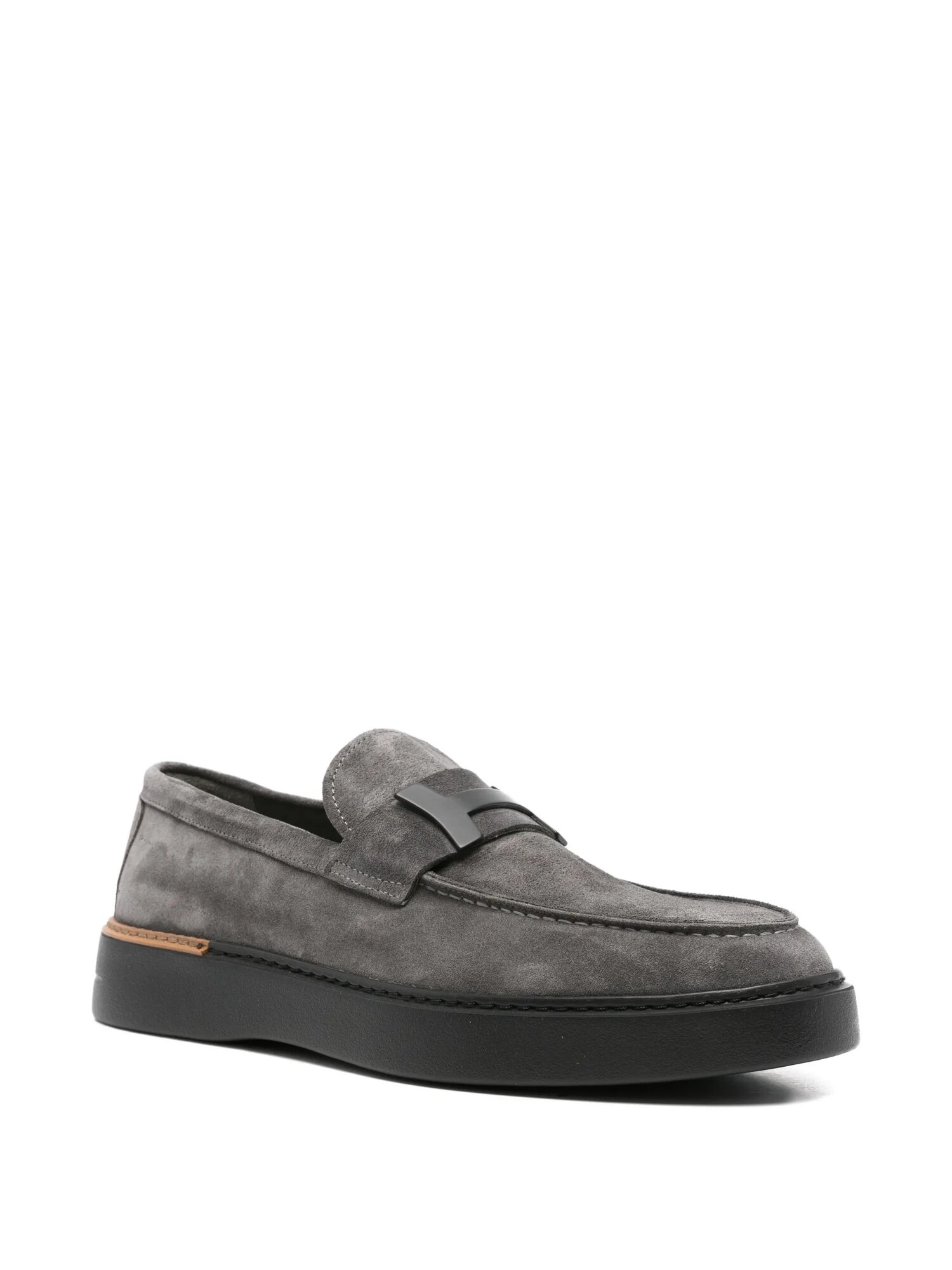 Лоферы  Logo-plaque suede loafers, размер 45 — фото 1