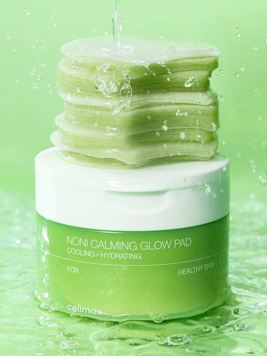 Celimax The Real Noni Calming Glow Pad Успокаивающие пэды с экстрактом нони, 50 шт/160 мл