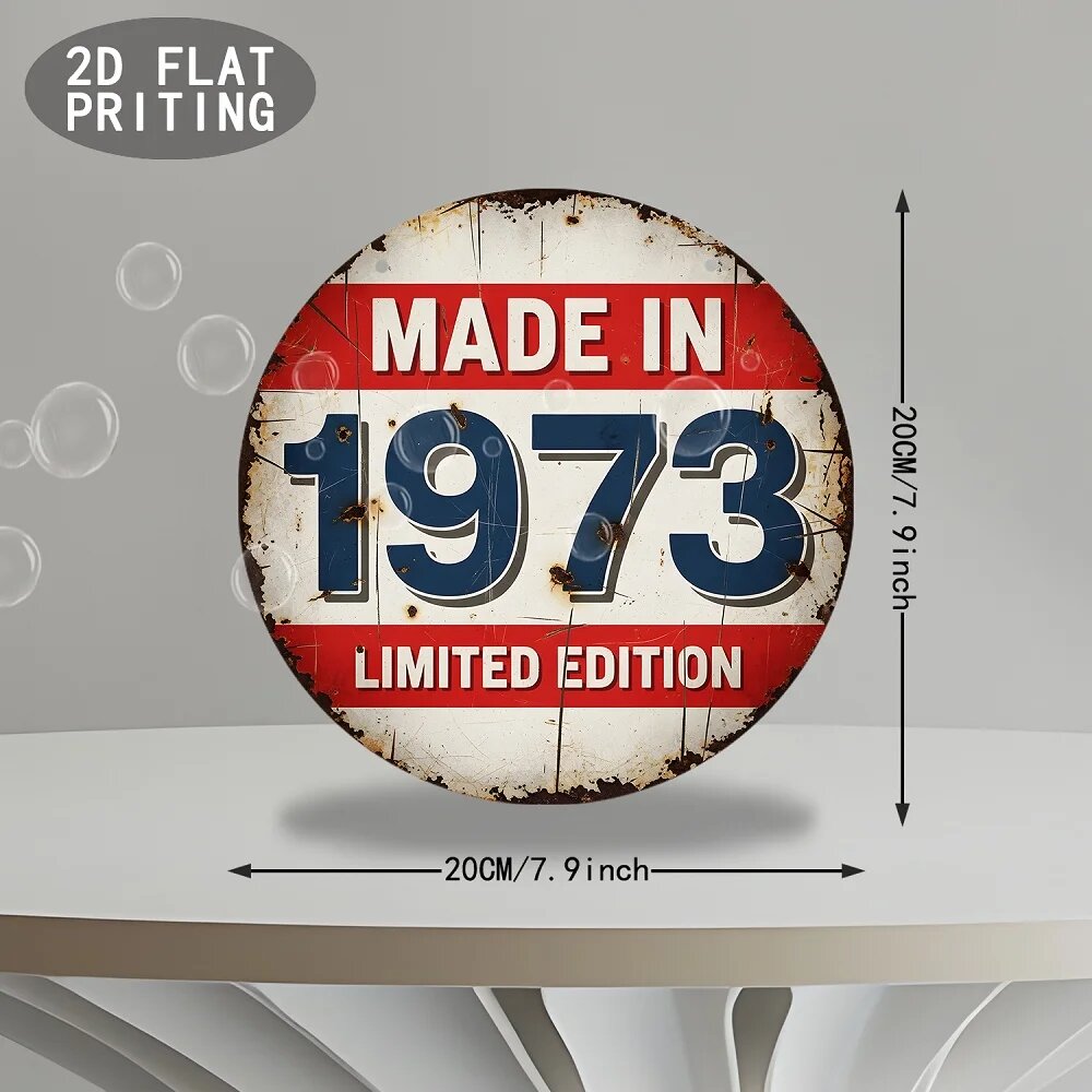 Металлическая табличка CIFBUY в стиле ретро 20cm
