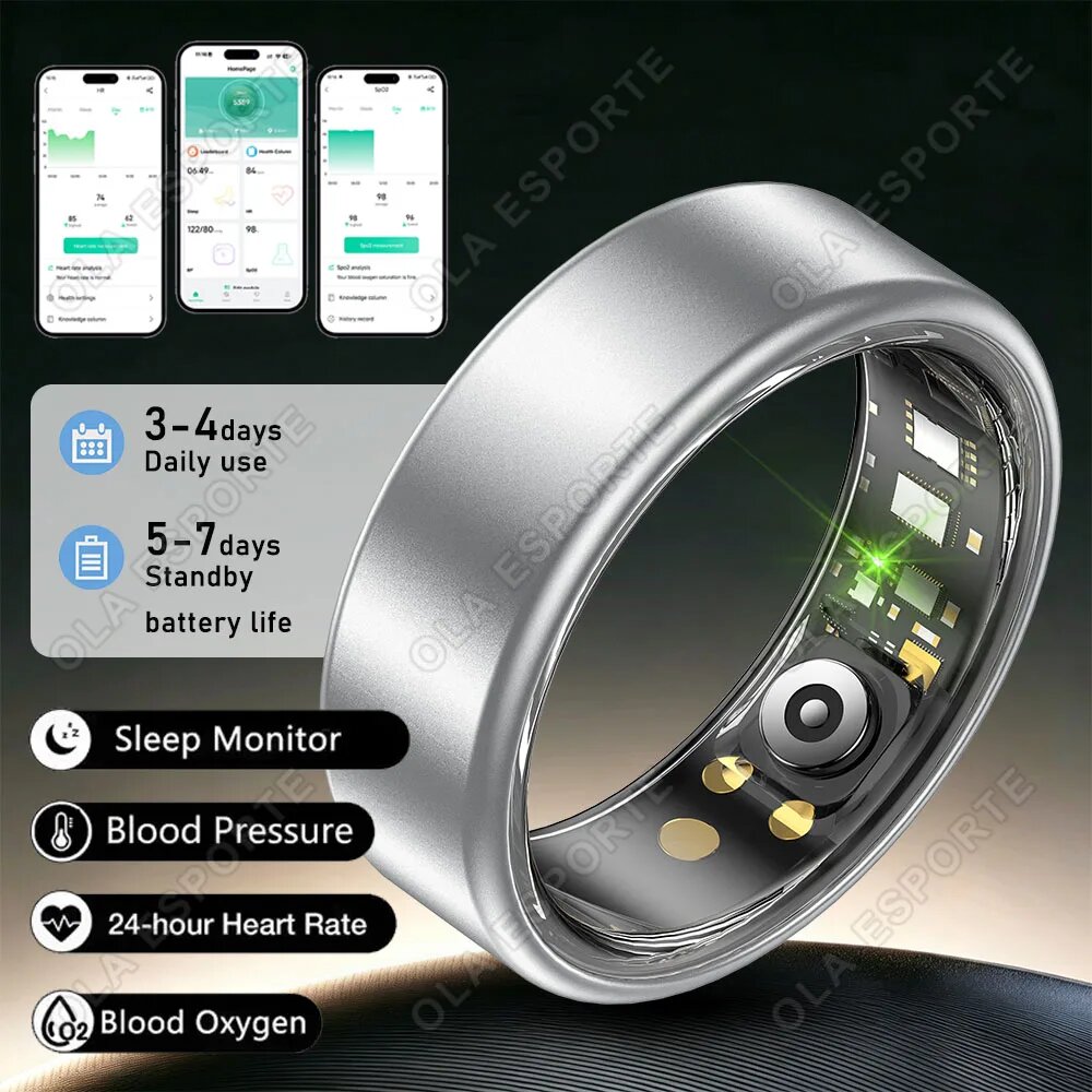 Умное кольцо R88 Wirecharge-Silver, размер 9