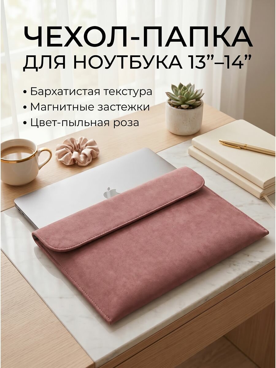 Чехол - папка для ноутбука 13- 14 дюймов