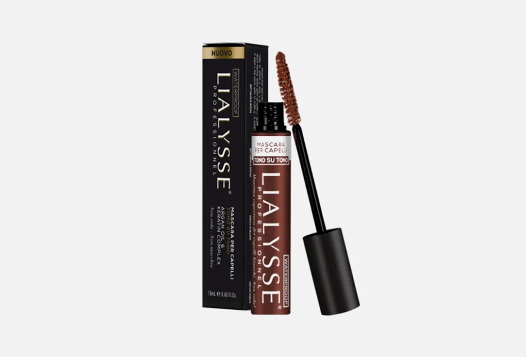 Lialysse HAIR MASCARA Тушь для волос 18 мл Махагон