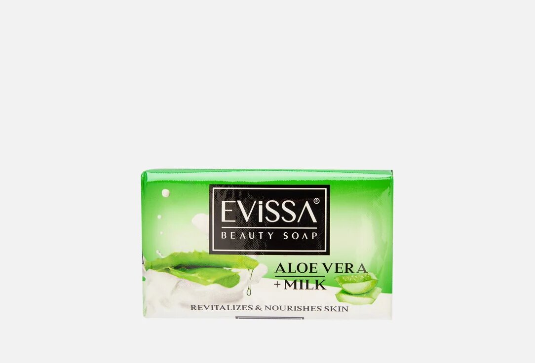 EVISSA Aloe Vera + milk Туалетное мыло 125 г