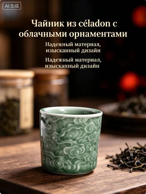 Чашка "Селадон «Благоприятные облака", 110 мл, 1 шт