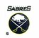 Наклейка с символикой NHL ХК Buffalo Sabres, размер 10х15 см, цве...