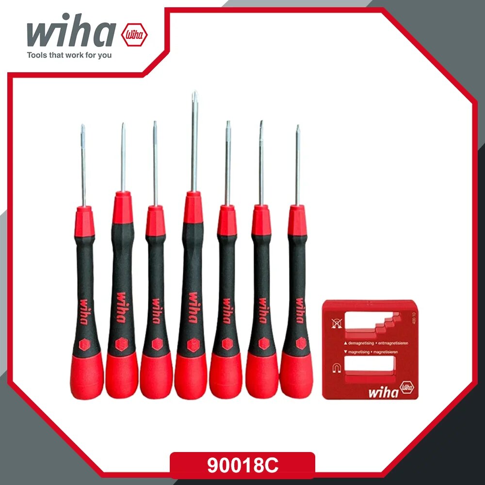 WIHA 90018C набор прецизионных отверток 8 шт.