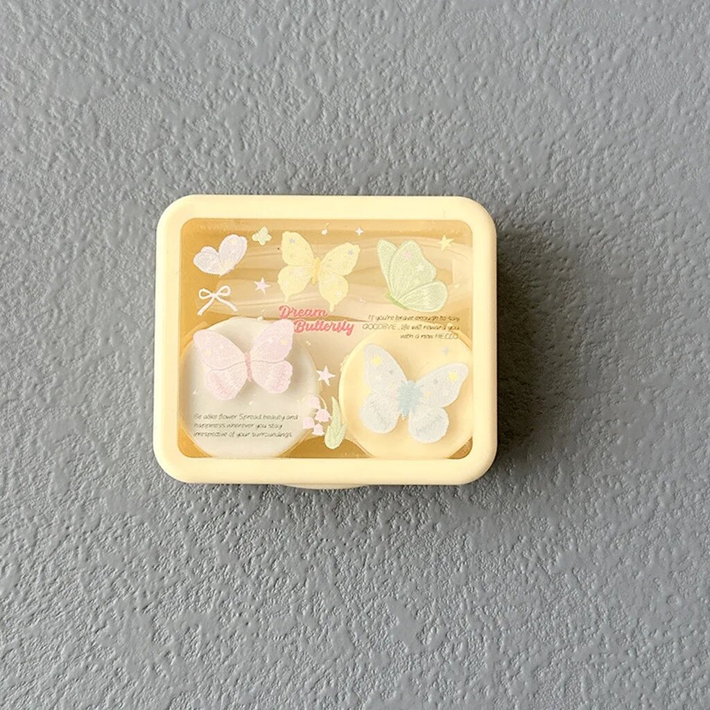 Милый футляр для контактных линз Yellow