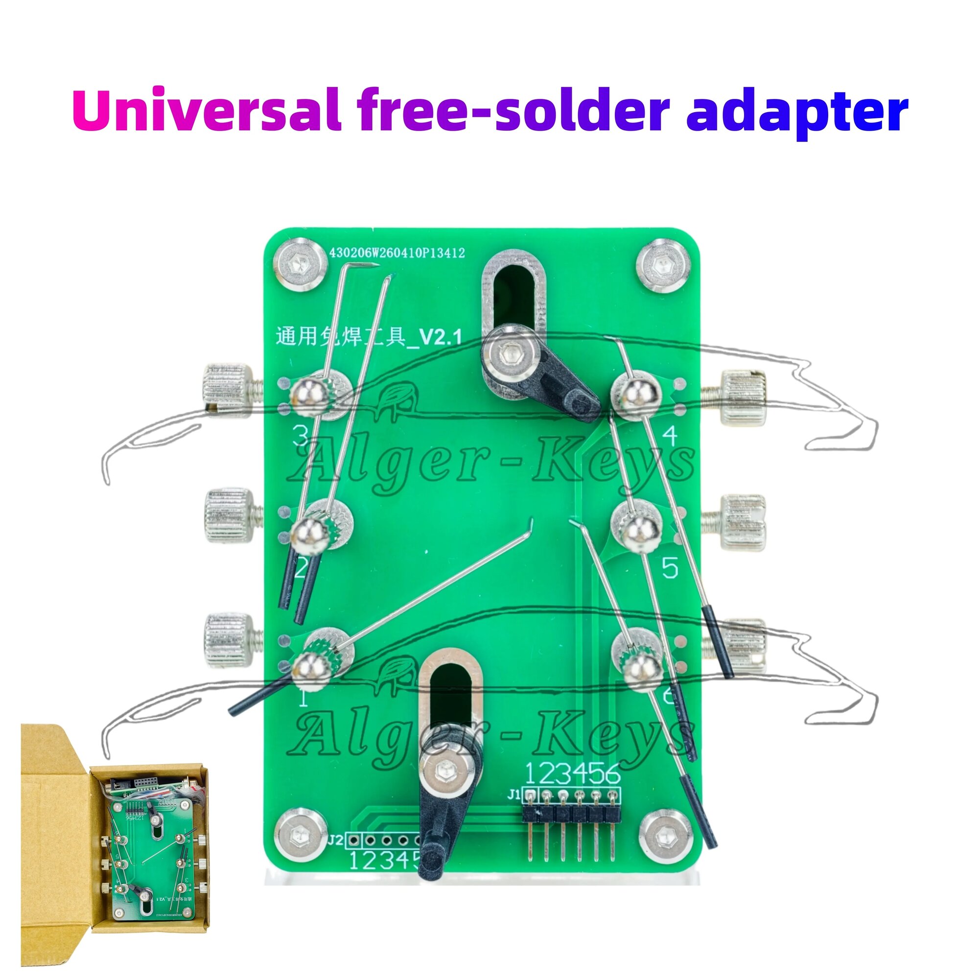 Algernon-keys KYDZ CUBE 2 с функцией копирования ключей KYDZ Smart Key Super Car free solder adapter