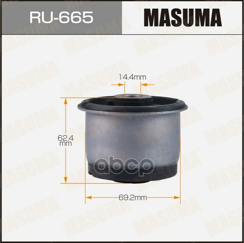 Сайлентблок задн. Masuma арт. RU-665