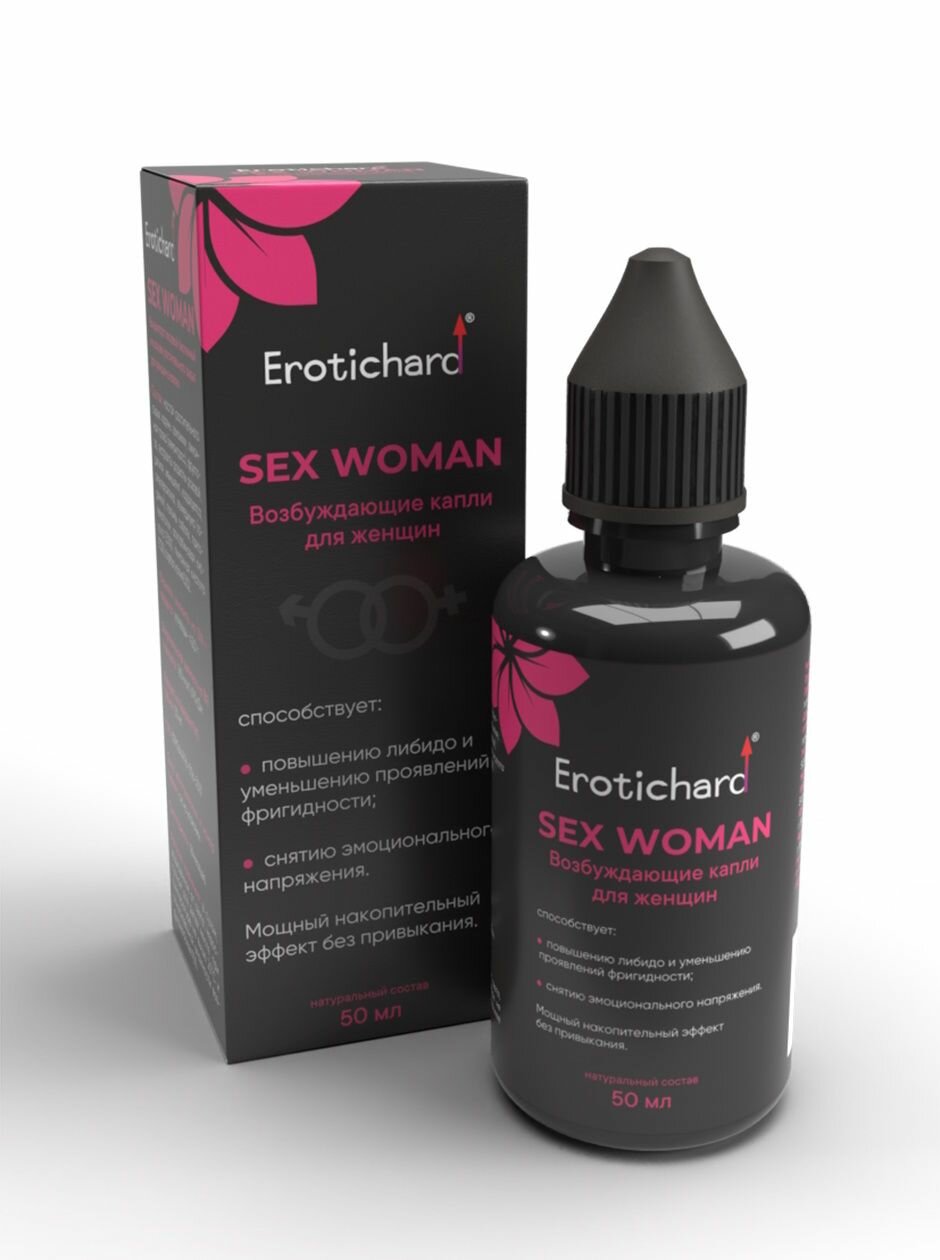 Капли возбуждающие Erotichard sex woman для женщин - 50 мл