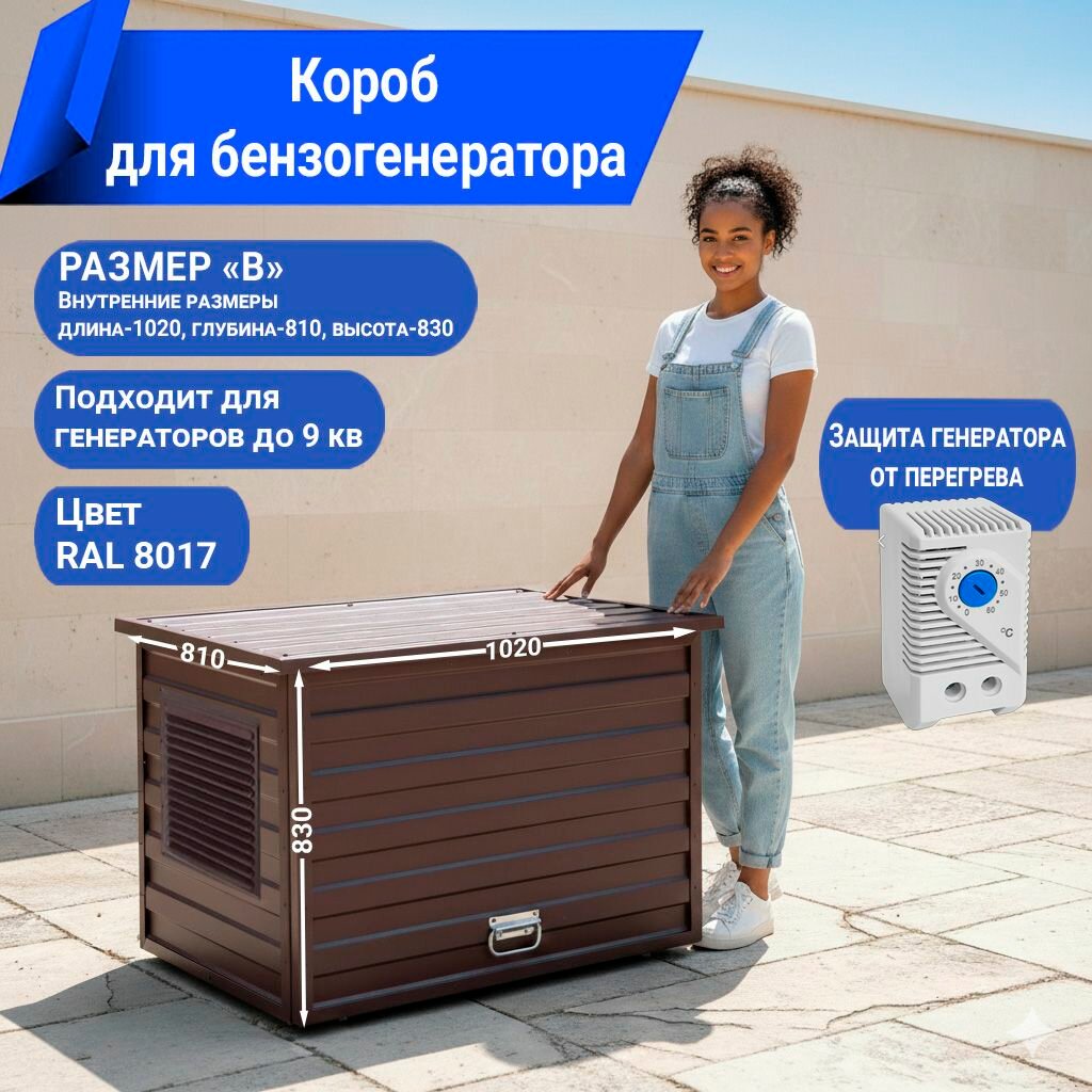 Кожух-короб для генератора
