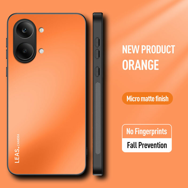 Чехол Для Poco X8 Pro Max / Поко Х8 Про Макс / Redmi Turbo5 Max, soft touch, чехол-кардиомонитор, защита камеры, ударопрочный, усиленные углы, Xiaomi, Redmi Turbo5 Max, Poco X8 Pro Max, orange,
