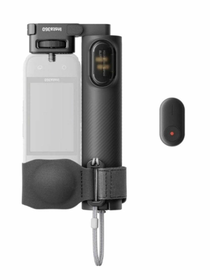 Монопод с пультом для Insta360 X5, X4, X3, X2 Insta360 Foldable 2-in-1 Selfie Stick Remo