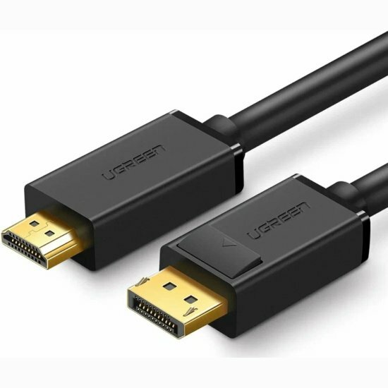 Кабель Ugreen DP101 Display HDMI - Display Port, 3м, черный(10203)