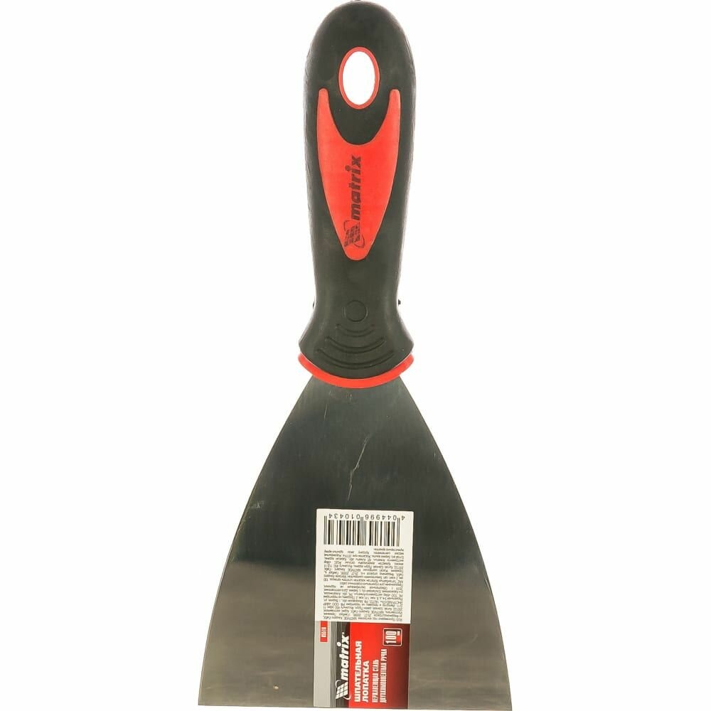 MATRIX Шпательная лопатка из нержавеющей стали, 100 мм, 2-комп. ручка// 85510