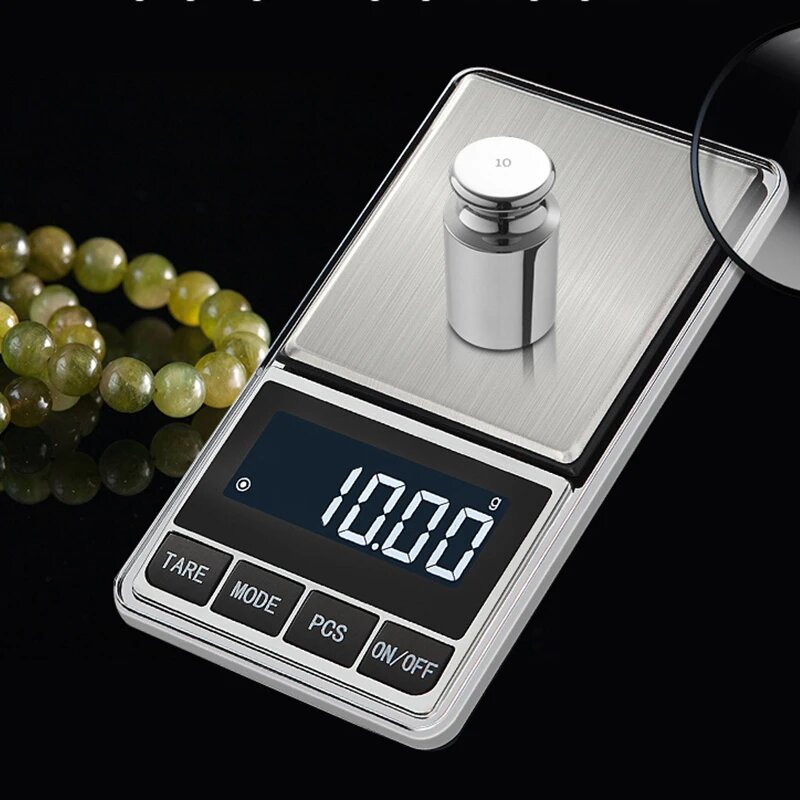 Весы электронные карманные 500g/0.1g, цвет 500g-0.1