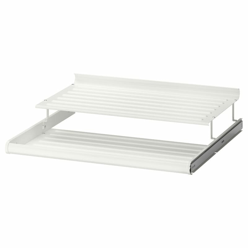 Выдвижная полка для обуви IKEA KOMPLEMENT , белый, 75x58 см 302.574.66