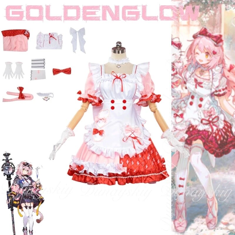 Косплей костюм Arknights Goldenglow Linkage Flower House
