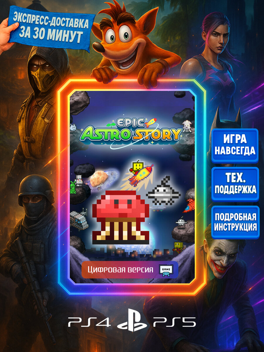 Epic Astro Story PS4/PS5 | Моментальная доставка | Английский язык | Имитация