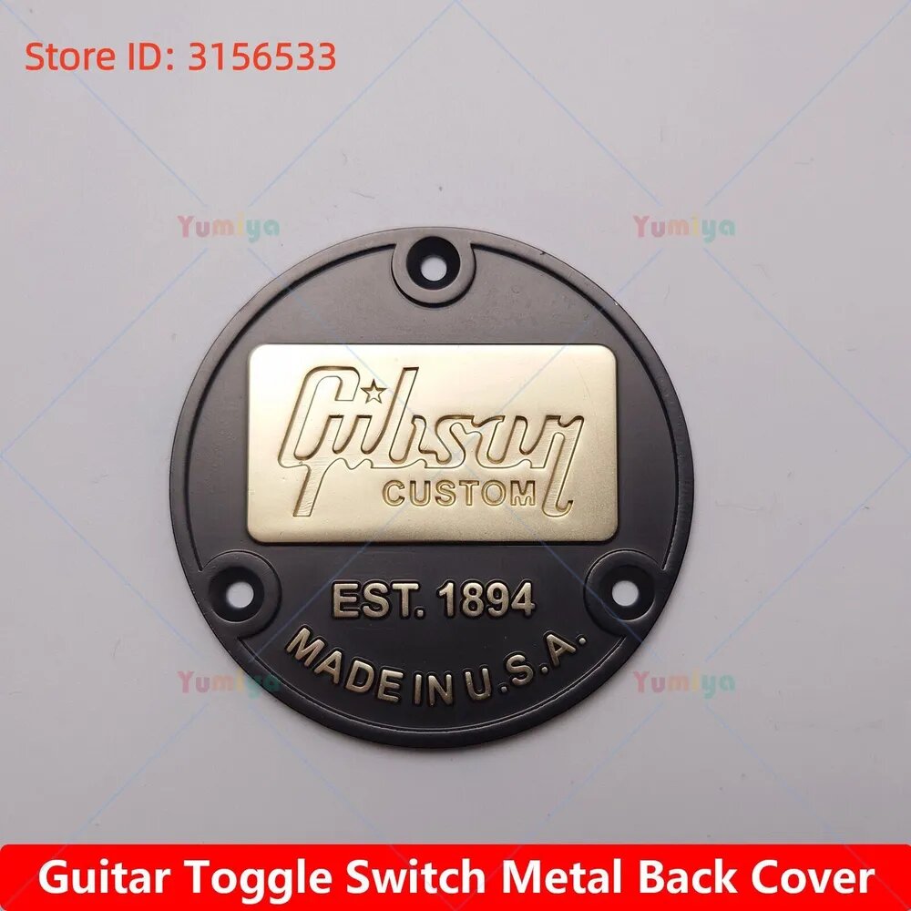 Металлическая задняя крышка Gibson Les paul EST 1894, Аксессуары для гитары стандартного диаметра 55,3 мм