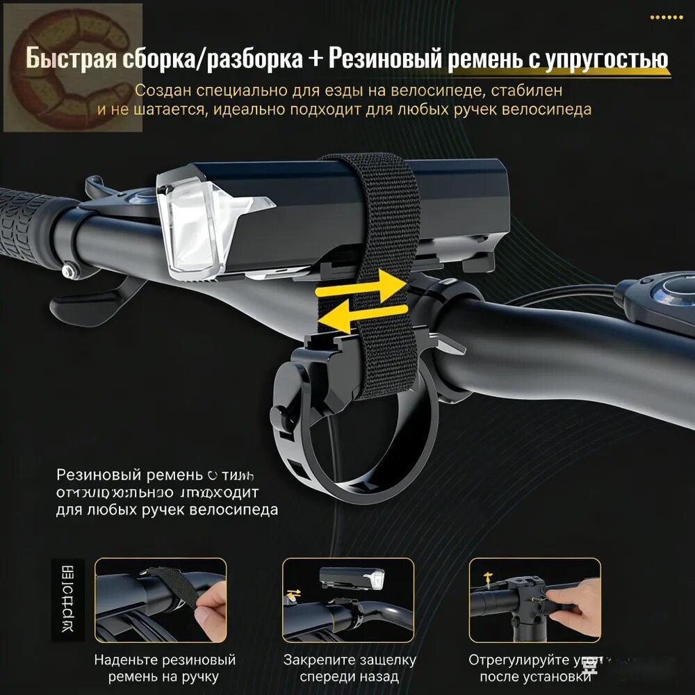 Фонарь для велосипеда — фото 1
