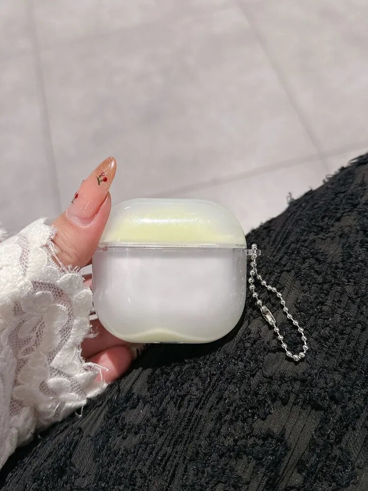 Чехол для наушников с эффектом светящегося песка, подходит для AirPods 3