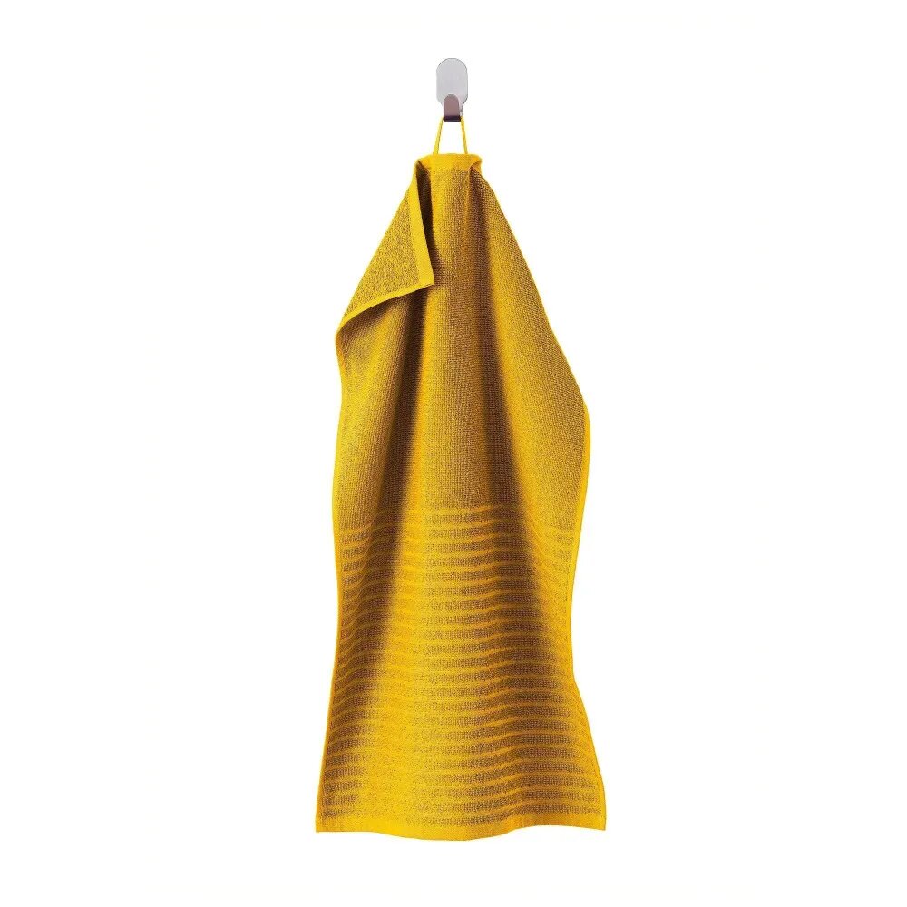 IKEA Полотенце для лица, рук VAGSJON, Хлопок, 40x70 см, золотой, 1 шт.