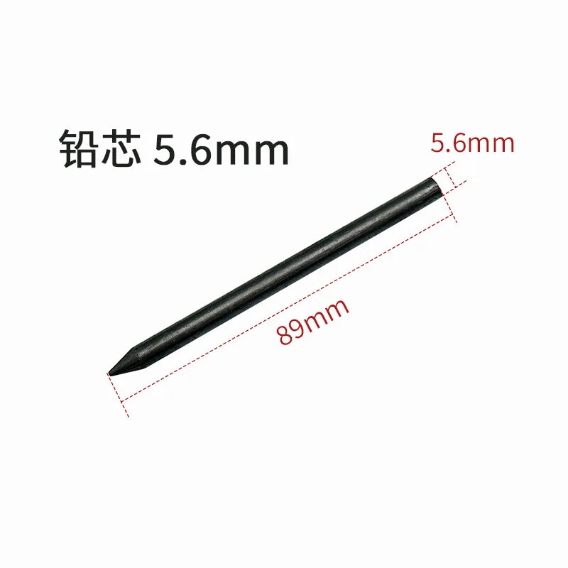 Механический карандаш Befriend 6B 8B 10B Черный, 5.6mm 2B 20 leads