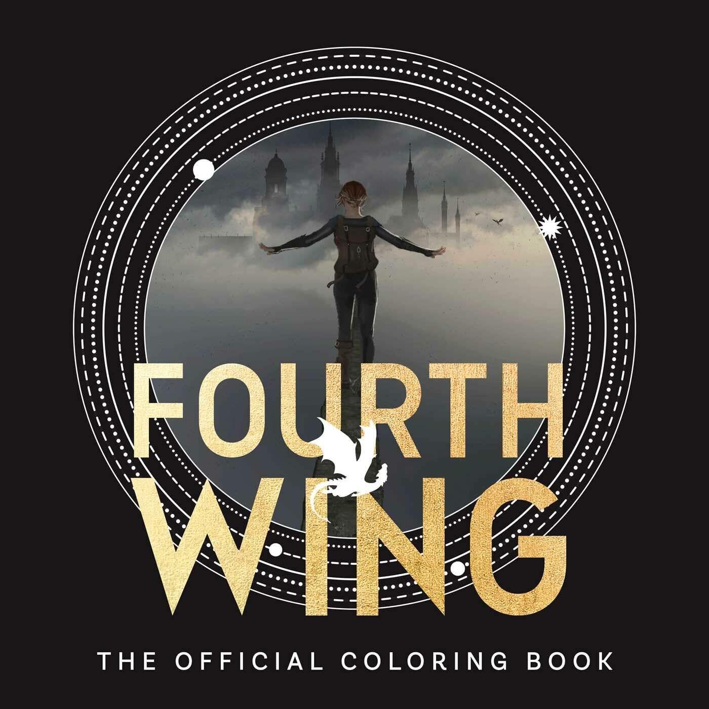 Fourth Wing: The Official Coloring Book Четвертое крыло официальная раскраска /Книги на английском языке
