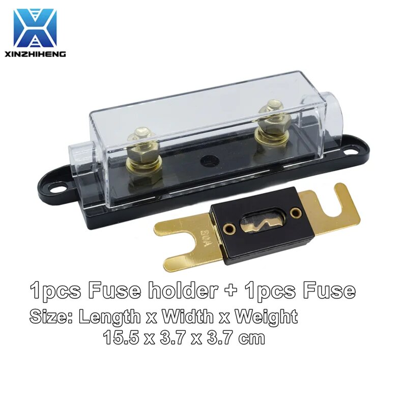 ANL Автомобильный предохранитель 60A 80A 100A 200A 300A 400A 500A ZUIDID 80A, C-Type Box With Fuse