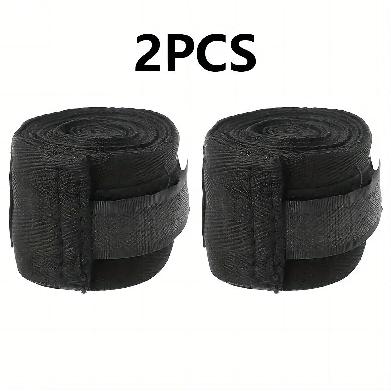 Lotank Боксерские бинты хлопковые 2.5 или 5 м Черный, 2.5M, Black