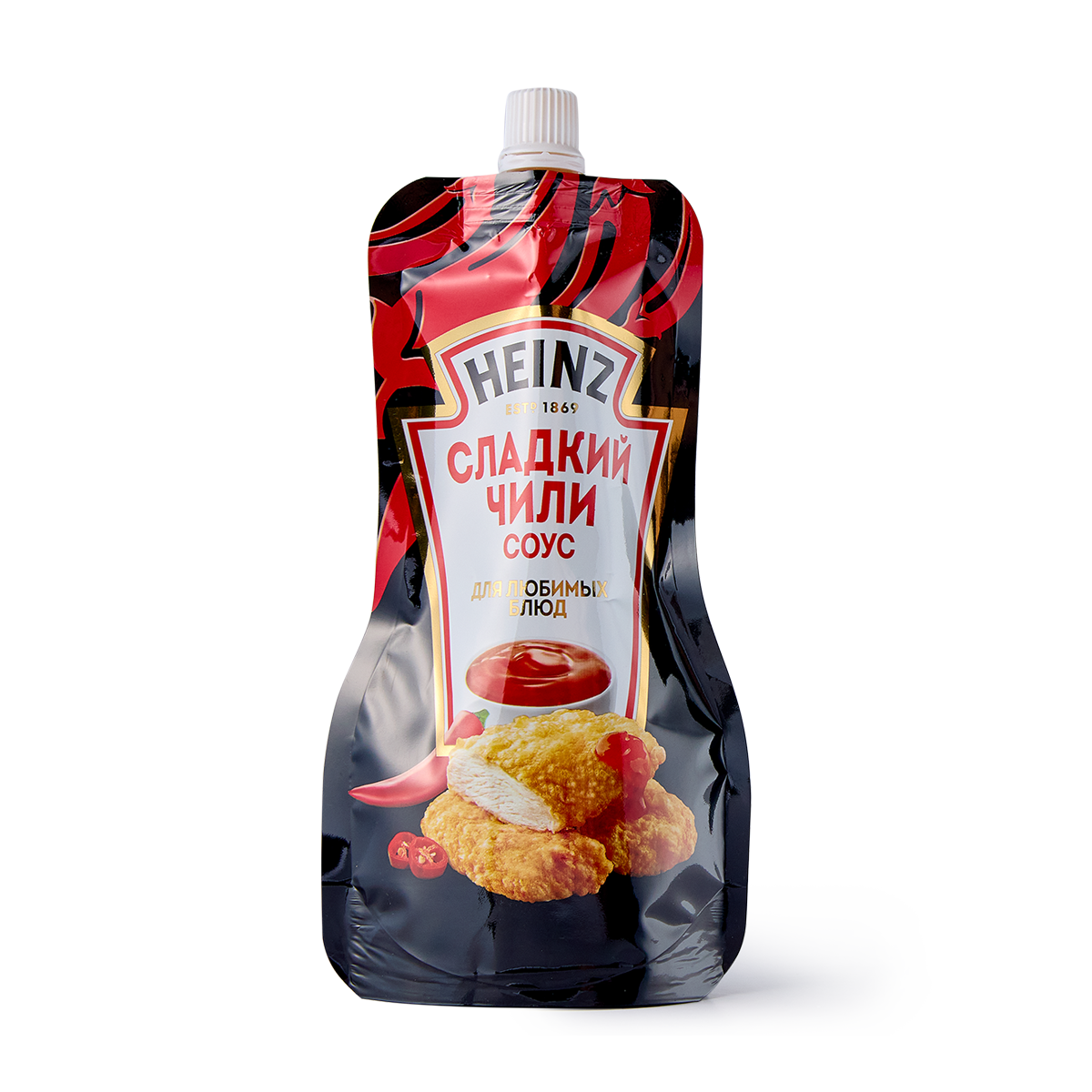 Соус Heinz "Сладкий чили", для мяса, птицы, овощей, универсальный, 200 г