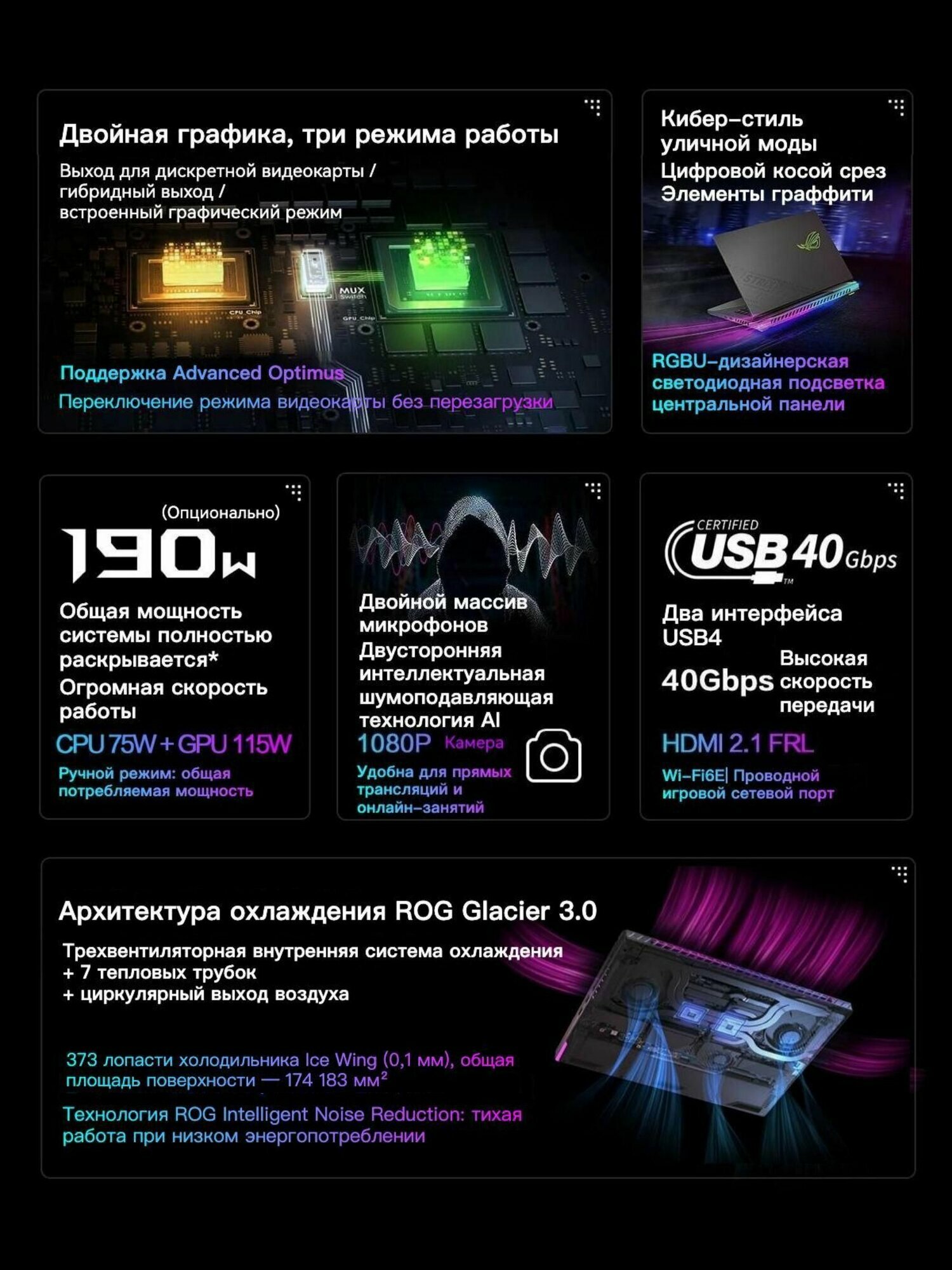 Игровой ноутбук ASUS ROG Strix G18, R9-9955HX, RTX5070, 16ГБ/1ТБ, Русская раскладка — фото 1