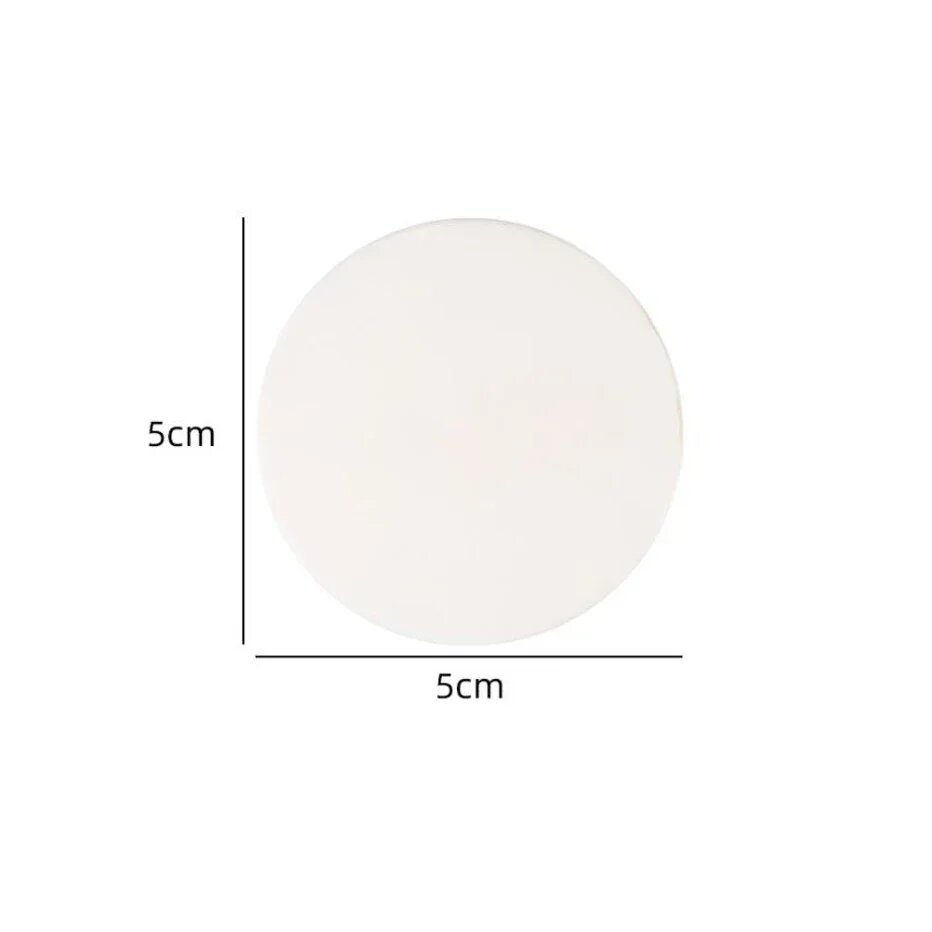 Дверной стопор силиконовый, 1-5 шт. 1pcs, round-white 5cm