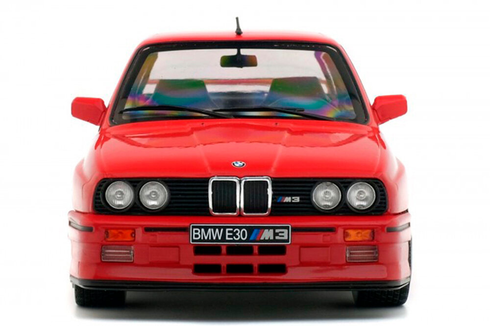 Модель коллекционная SOLIDO Bmw M3 E30 1990 red / бмв Е30 красный — фото 1