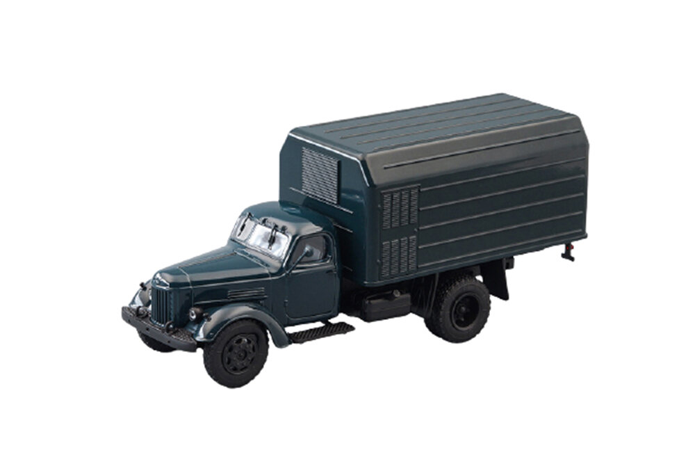 Модель коллекционная DEAGOSTINI Lumz 890 (ussr russian) dark green | ЛУМЗ-890 автолегенды ссср. грузовики #49