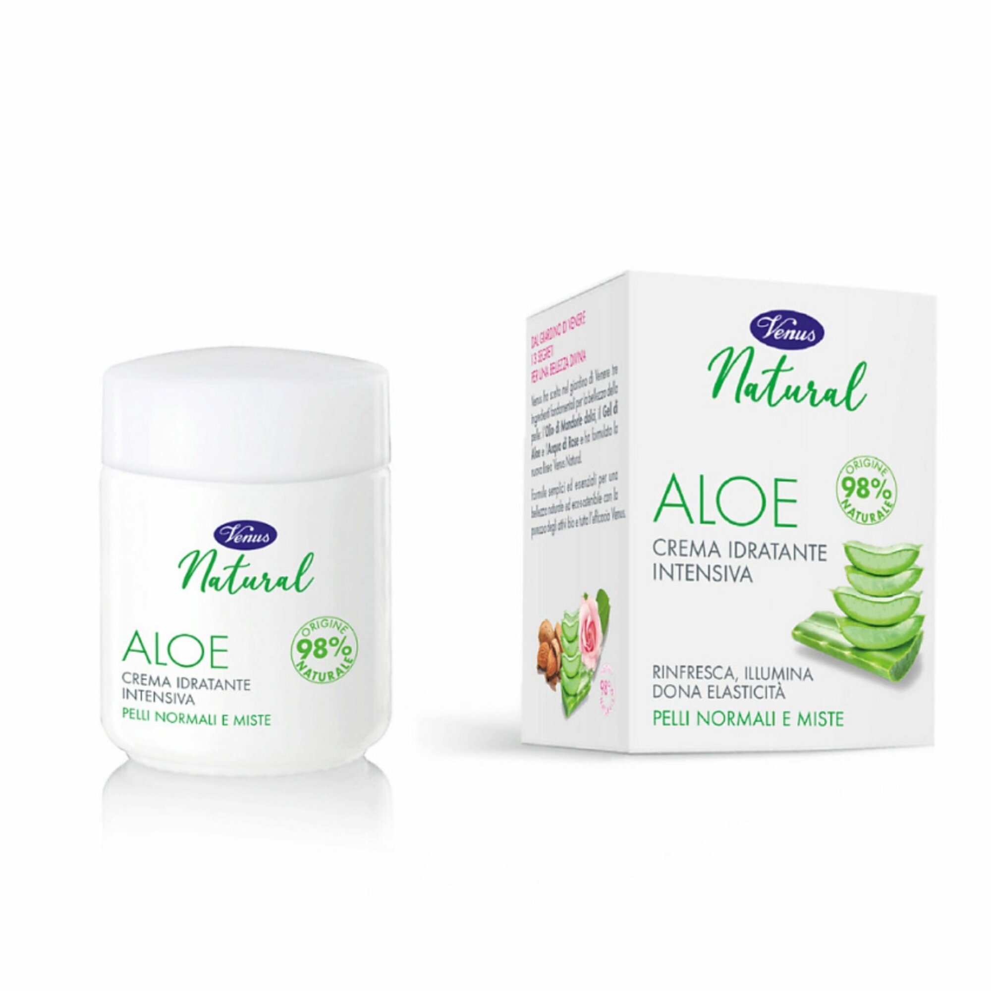 VENUS Крем для лица с алоэ вера Natural, 50 мл.
