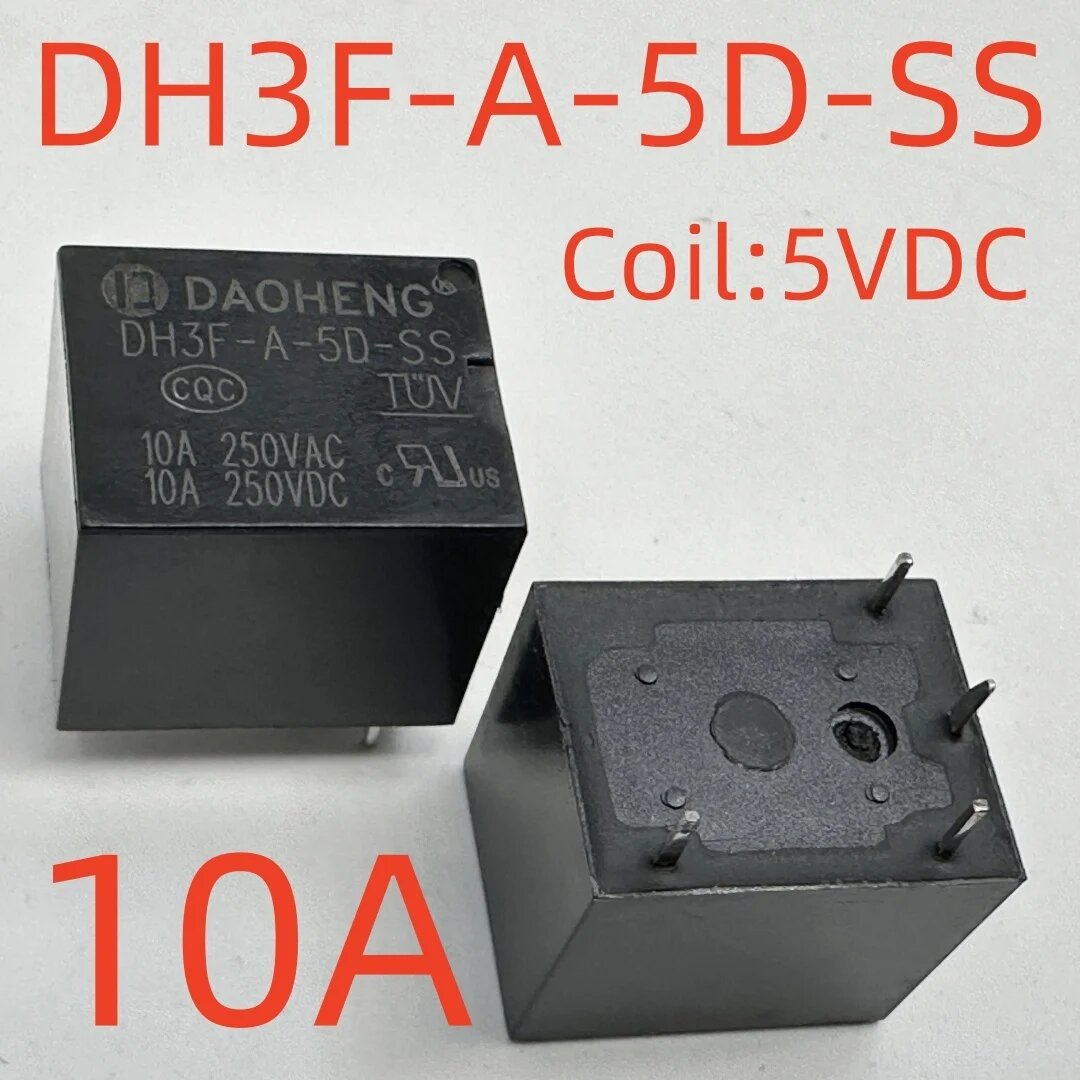 Реле DH3F (T73A-5V/12A-10A) 4-контактное