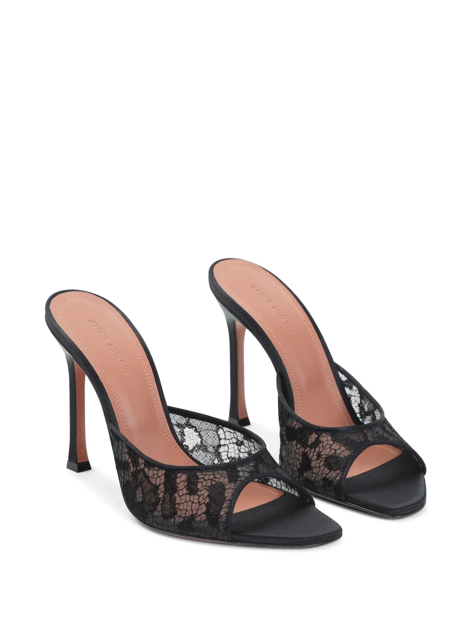 Туфли Amina Muaddi Alexa Lace 95 pumps, размер 37 — фото 1
