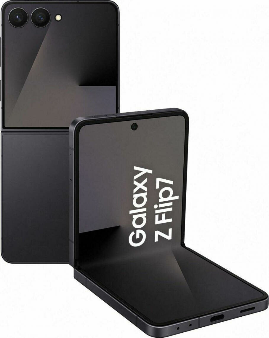 Смартфон Samsung Galaxy Z Flip 7, Nano SIM+eSIM, 12/256Gb, Jet Black (Черный)
