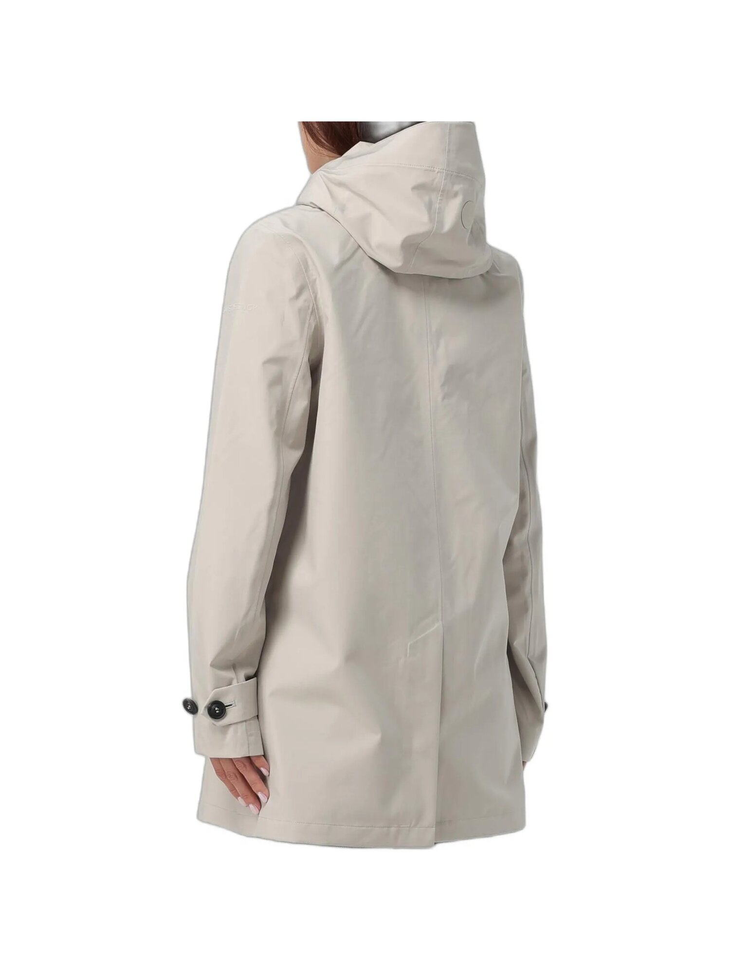 Пальто Hooded button-fastening coat