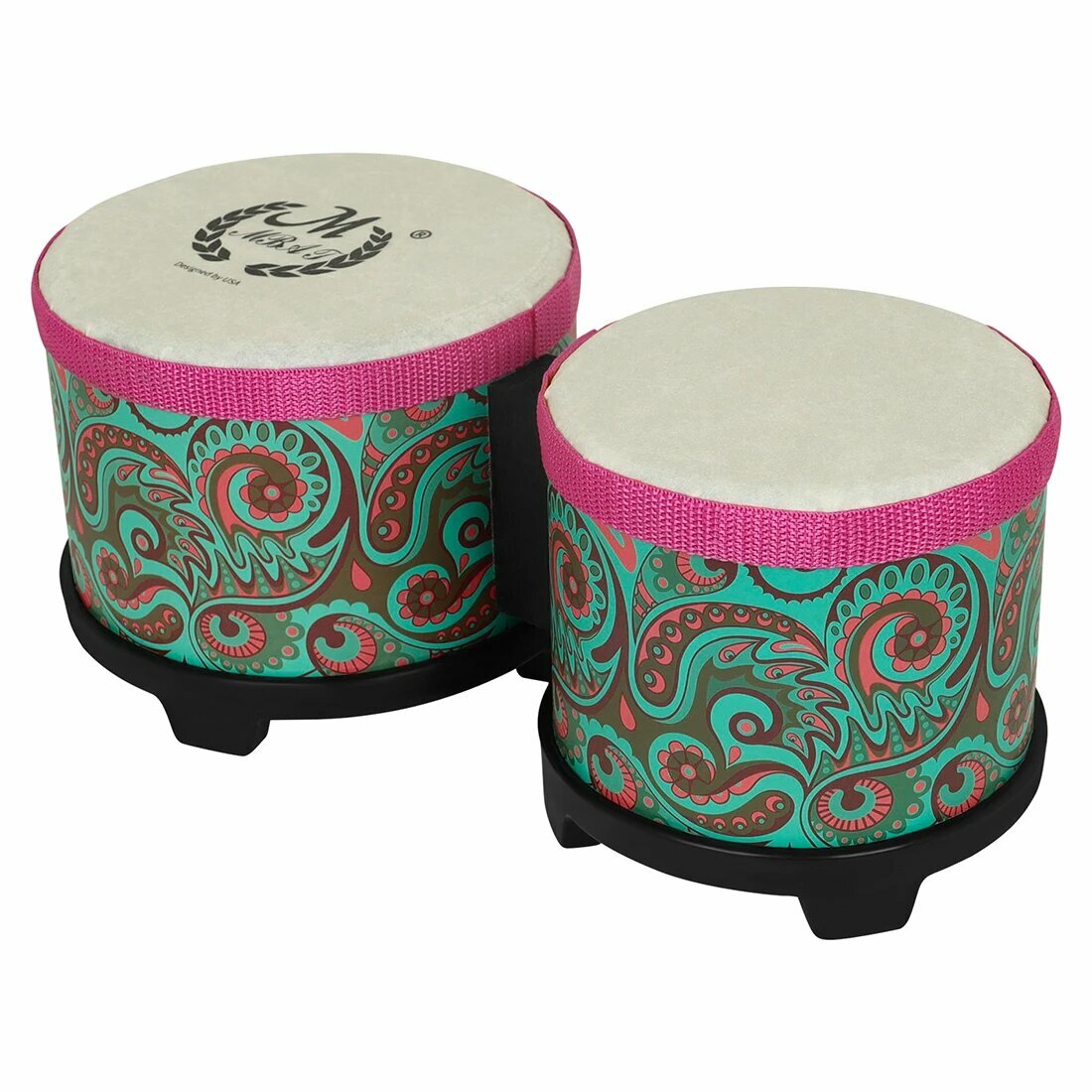 Бонго 5+6 дюймов, Blue Bongo Drum