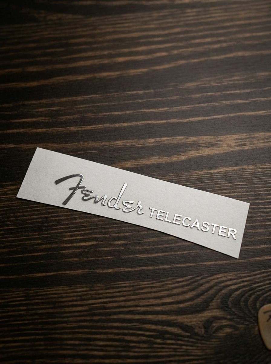 Декаль fender telecaster Silver